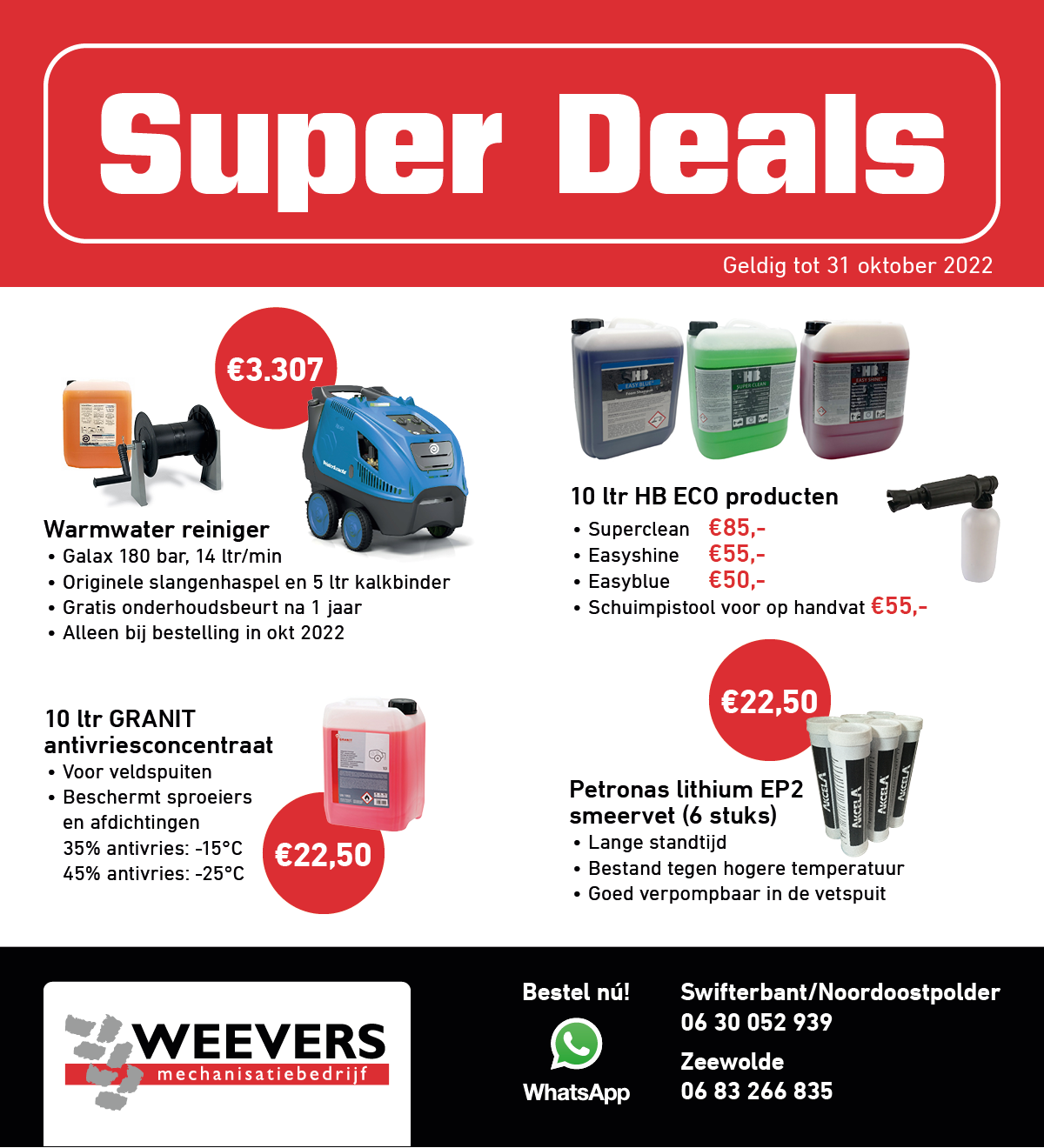 WEEVERS SUPER DEALS - Weevers